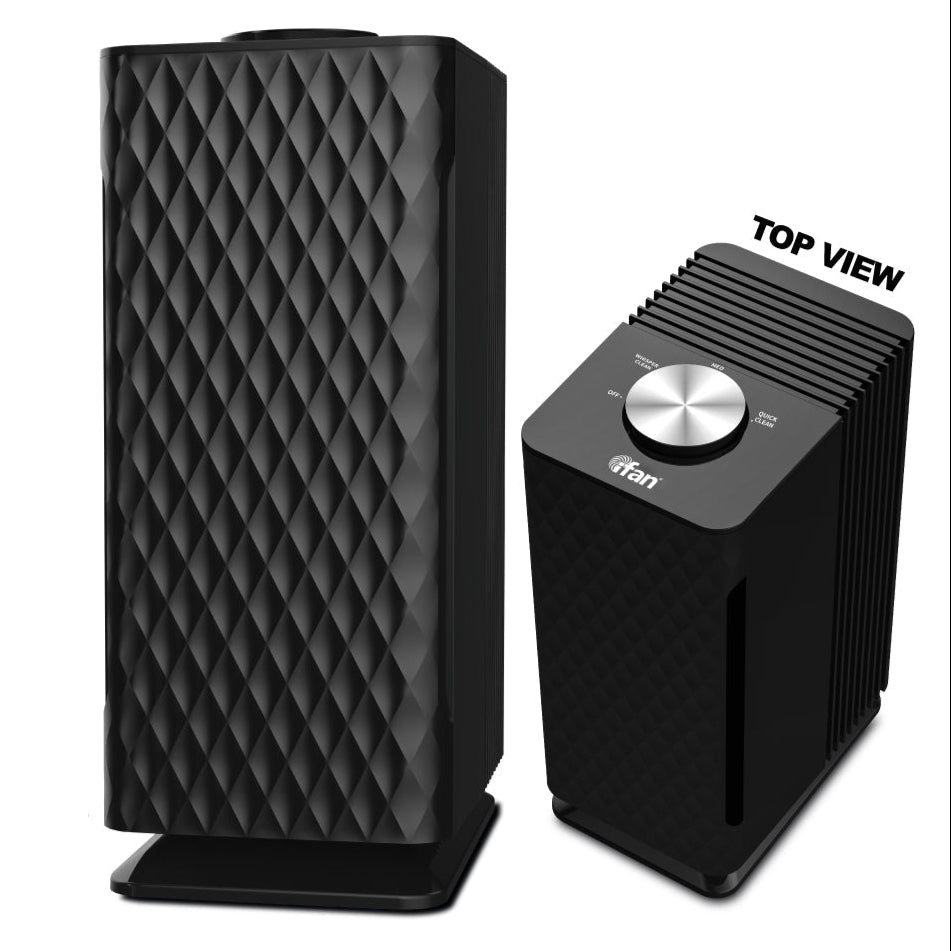 iFan Air purifier HEPA filter, Desk Top Air Purifier , Smart Air Purif ...
