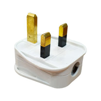2x 13A 3-Pin Plug – Type G Plug, Fast Blow Fuse, Cable Grip & Wiring D ...
