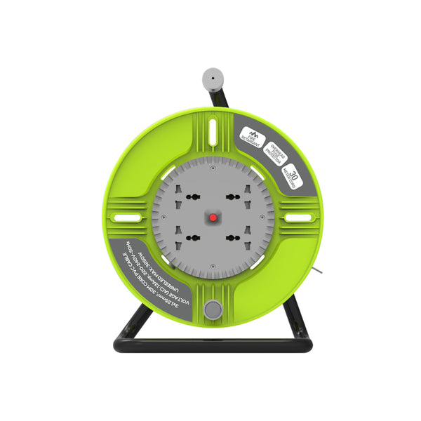 Cable Reel 30M Portable Cable Reel, Extension Socket, Power Reel, Powe ...