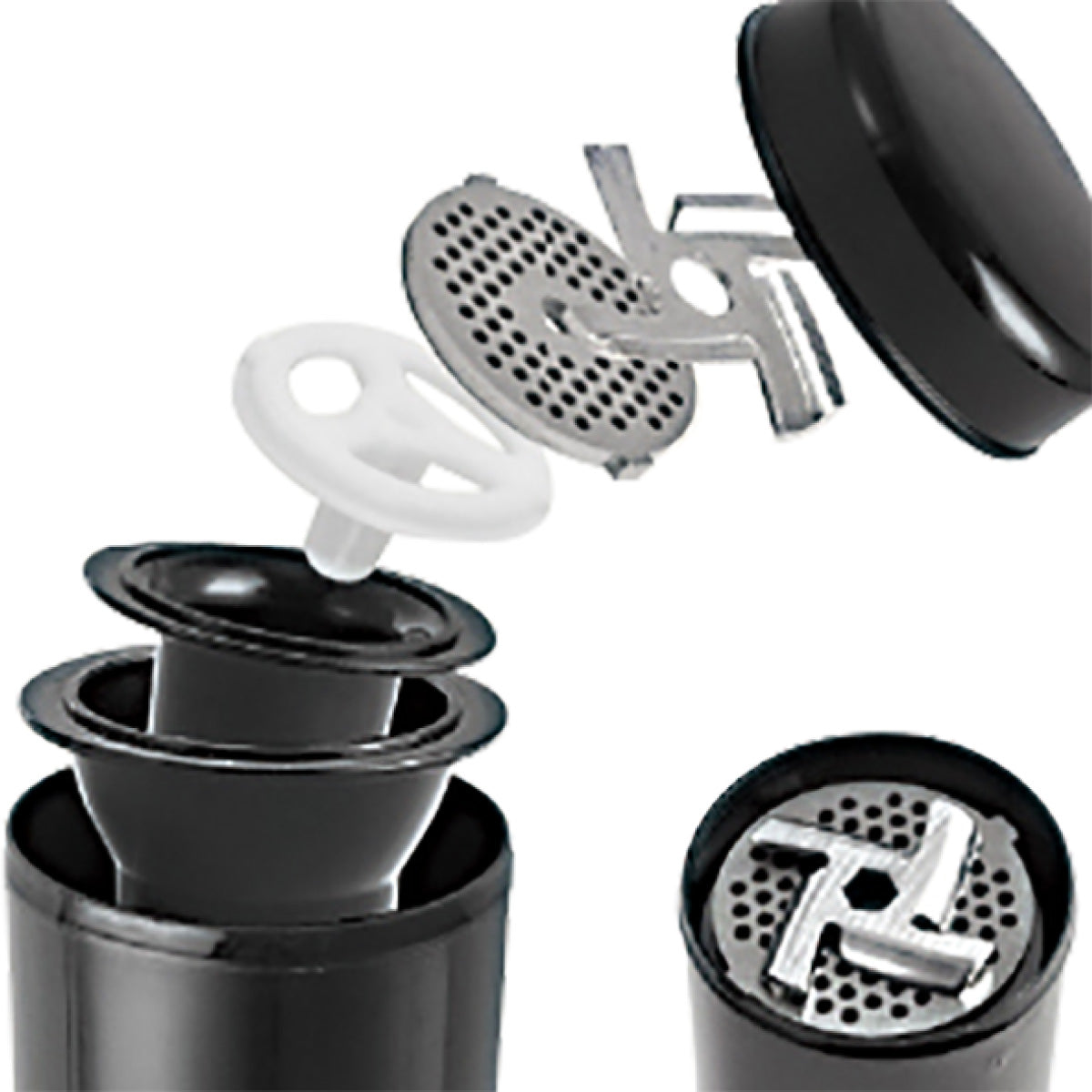 Meat Grinder 3 IN 1 Multi Mincer | 3 Stainless Steel Grinding Plates ...