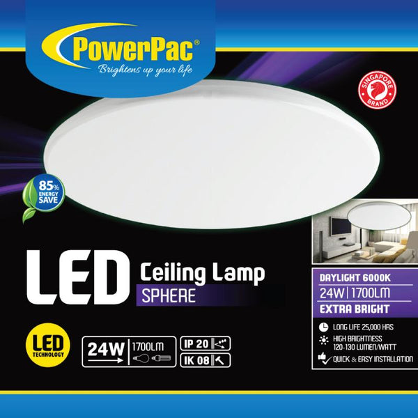 LED Ceiling Lamp, Round Light, Circular Tube 24W Daylight (PPC330 ...