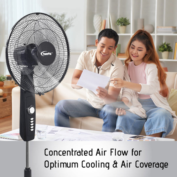 Stand Fan 16" with Timer (PPFS30) - PowerPacSG