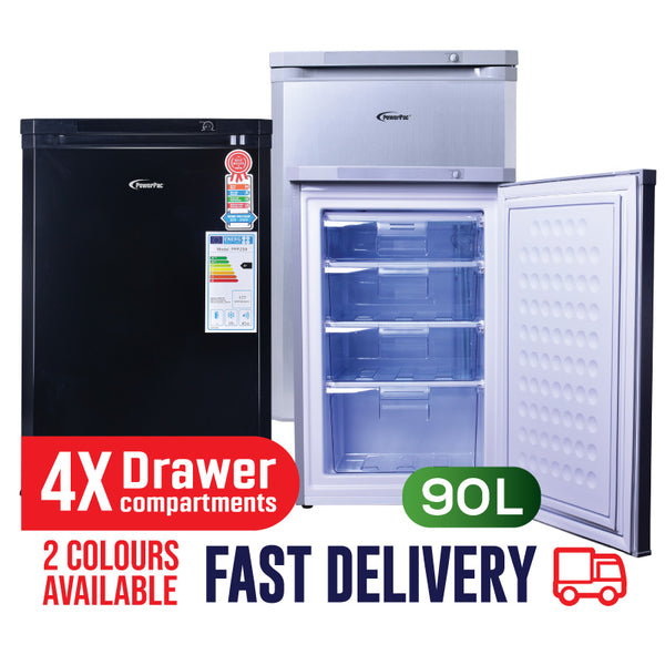 90L Chest, Upright, Freestanding Freezer (PPFZ99) - PowerPacSG